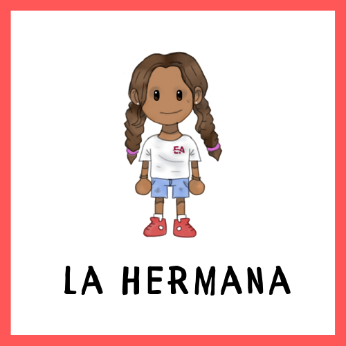 Juego de memoria – La familia – Educando America – Spanish School